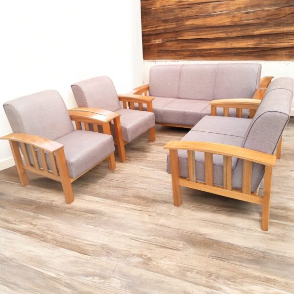 Brown 7 Seater Open Sofa - Fairprice Furniture Kenya
