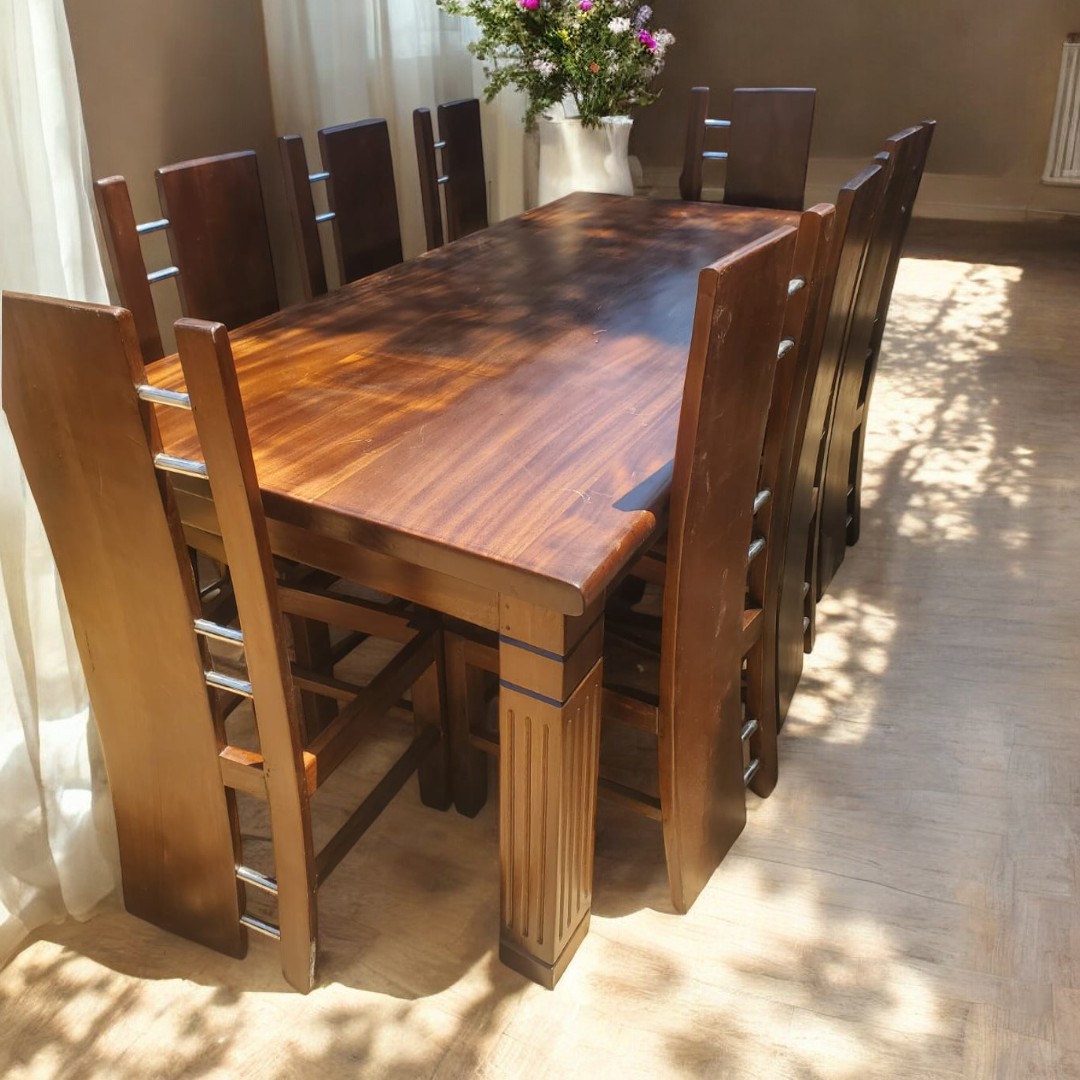Pure Wooden Dining Set - Fairprice Furniture Kenya
