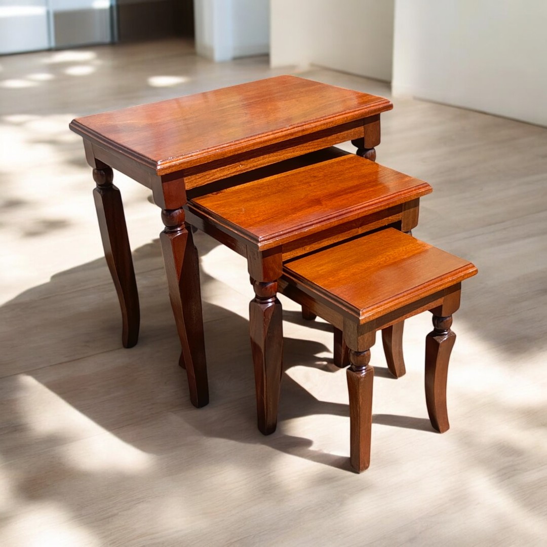 Mahogany Stools Set – Fairprice Furniture Kenya